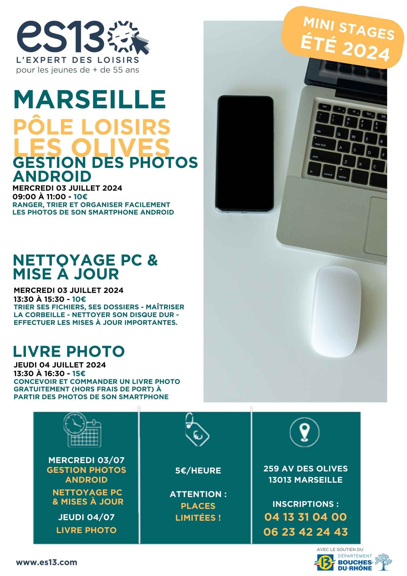 ES13 Expert des loisirs pour les jeunes de 55 ans et plus