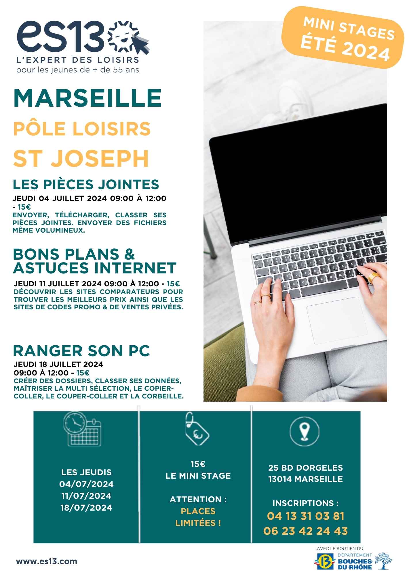 ES13 Expert des loisirs pour les jeunes de 55 ans et plus