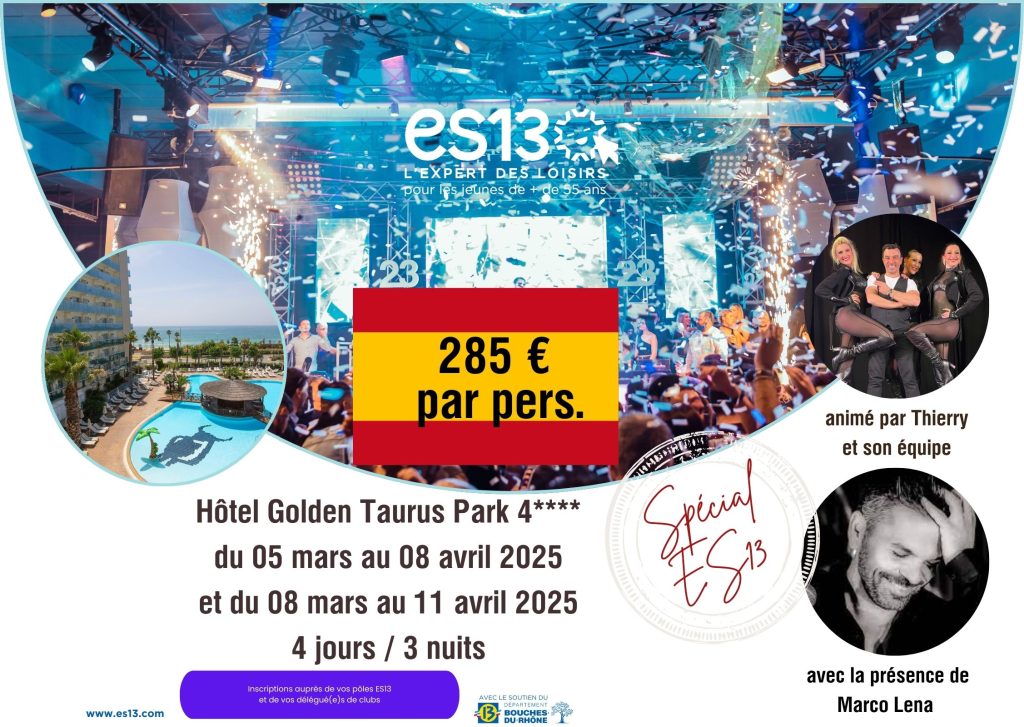 L'ES13 vous propose une sélection de voyages