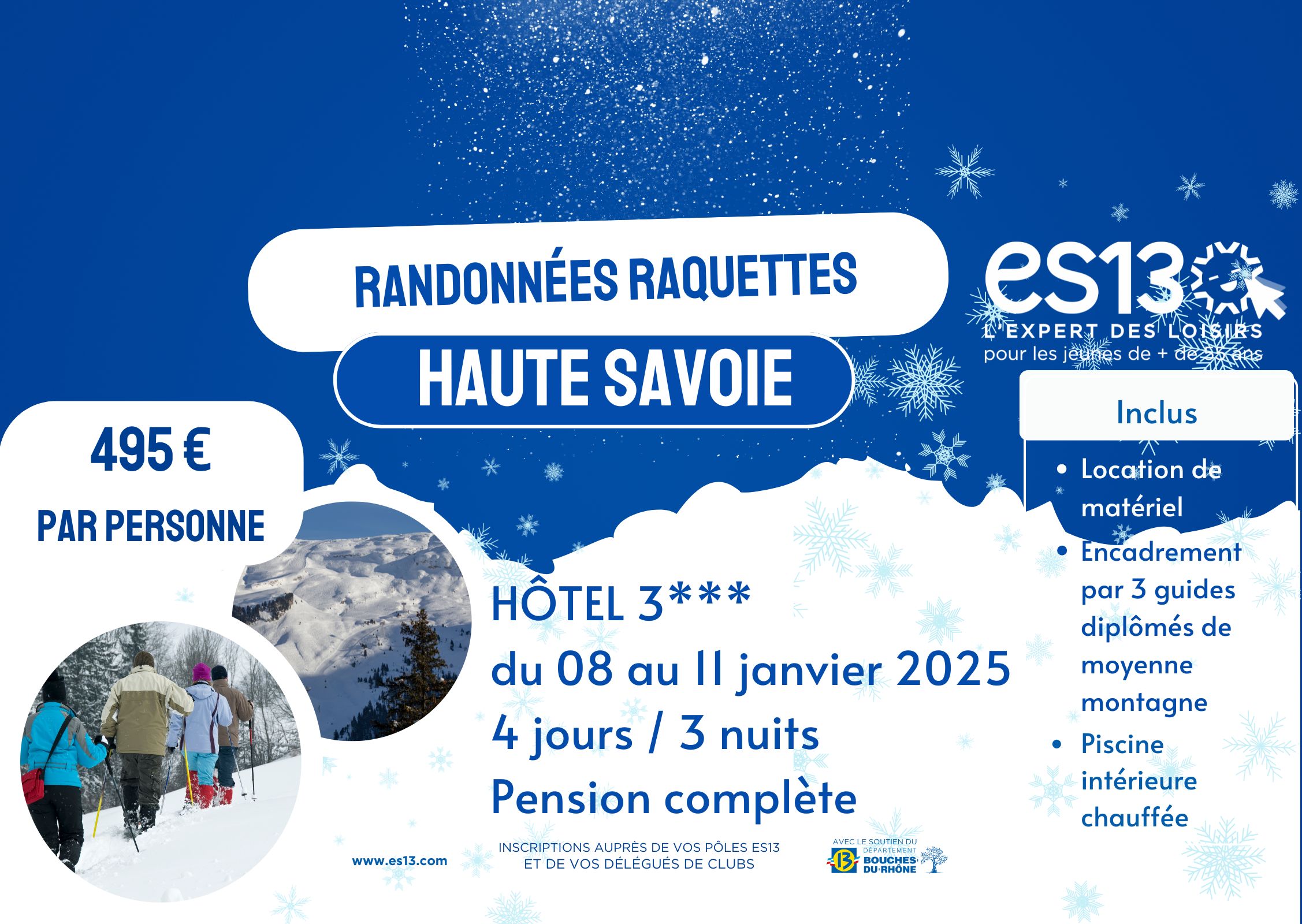 L'ES13 vous propose une sélection de voyages