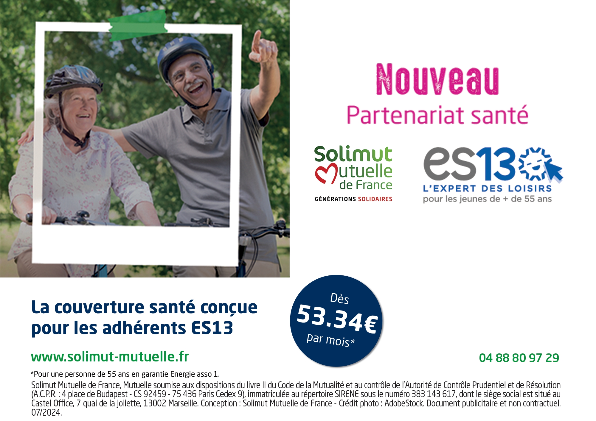 ES13 Expert des loisirs pour les jeunes de 55 ans et plus